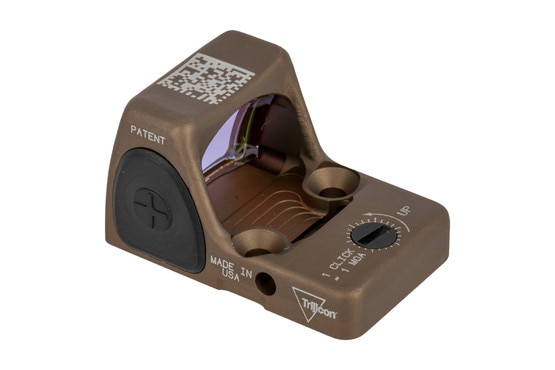 Trijicon RMR Type 2 HRS Adjustable LED Reflex Sight - 3.25 MOA Dot - Hard Anodized Coyote Brown